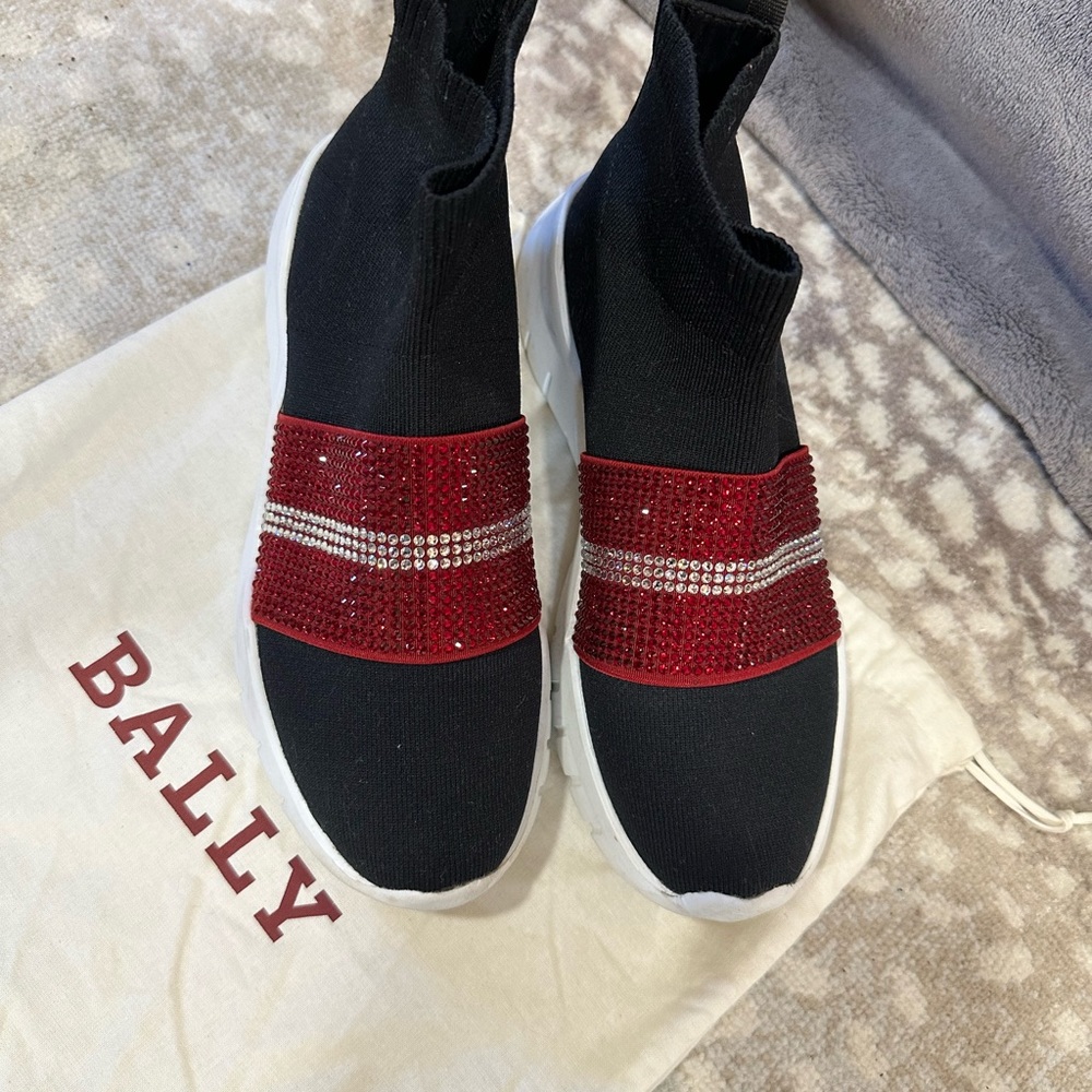 Bally Sock Shoes With Rhinestones - Gem